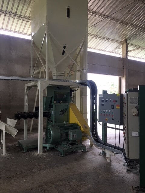 Extruder and Auxiliary Panel Equipment Layouts